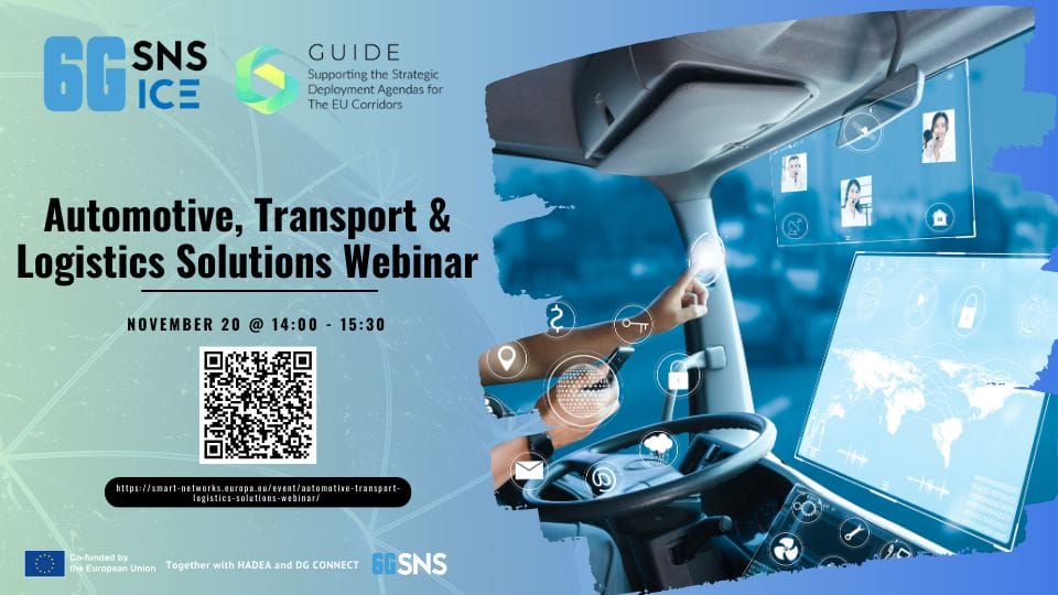 SNS ICE / GUIDE: Automotive, Transport & Logistics Solutions Webinar - SNS JU